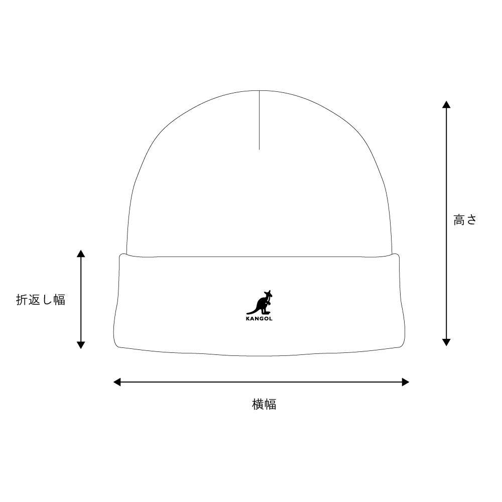 SMU ACRYLIC CUFF BEANIE | ONE SIZE(19) BLACK (01) | KNIT | ニット帽 | ｜帽子通販 ...